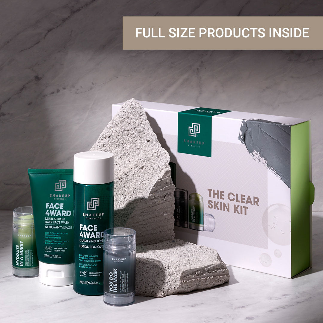 The Clear Skin Kit | Skincare for Men | Shakeup Cosmetics | Shakeup ...